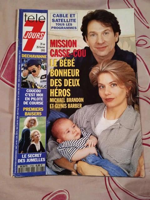 TÉLÉ 7 JOURS de 1993 - Michael Brandon, Glynis Barber, Michel Sardou ...
