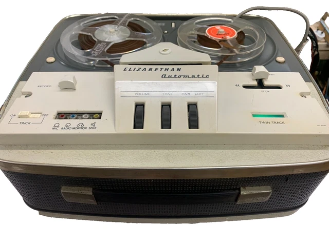 VINTAGE - ELIZABETHAN Automatic - Twin Track - Reel To Reel Tape ...