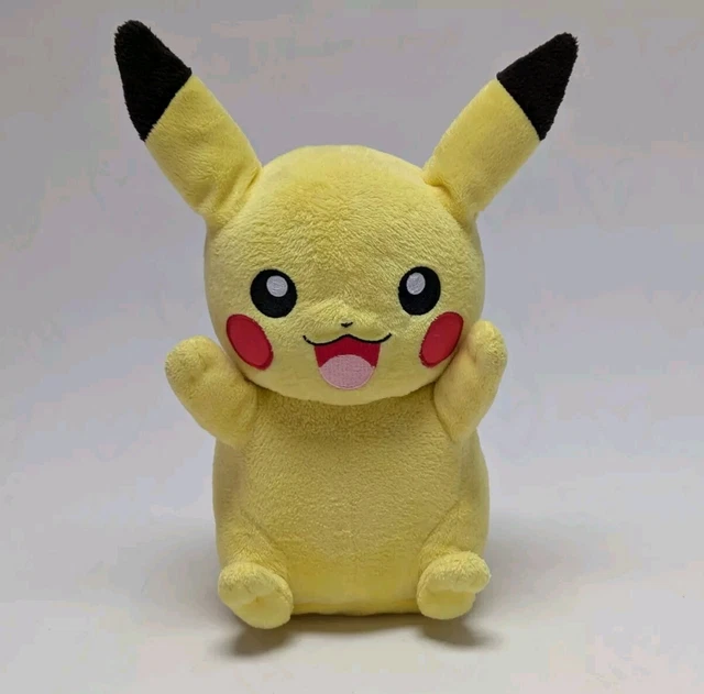POKÉMON PIKACHU TALKING Plush Toy Tomy 9" Pokemon Cute Light Up Moving ...