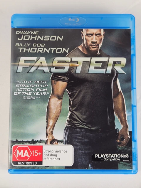 FASTER BLU-RAY REGION B - VGC - Mint Disc $9.95 - PicClick AU