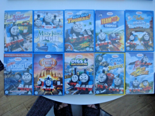 THOMAS TANK ENGINE Friends Trackmaster Dvd X 10 Bundle 1 £11.12 ...