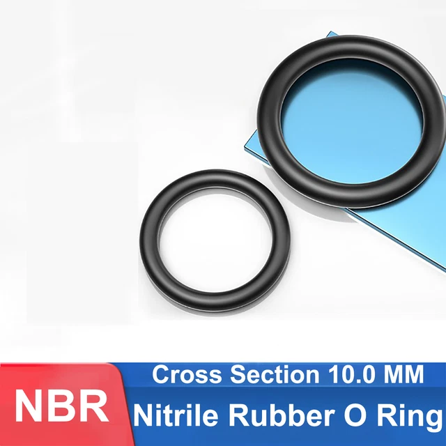 METRIC NITRILE (NBR) Rubber O-Rings 10.0Mm Cross Section 80Mm - 300Mm ...
