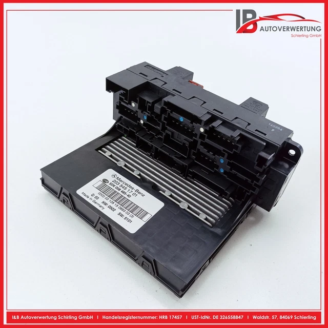 MERCEDES BENZ C-CLASS W203 C200 CDI Fuse Box SAM Module 2035451701 ...