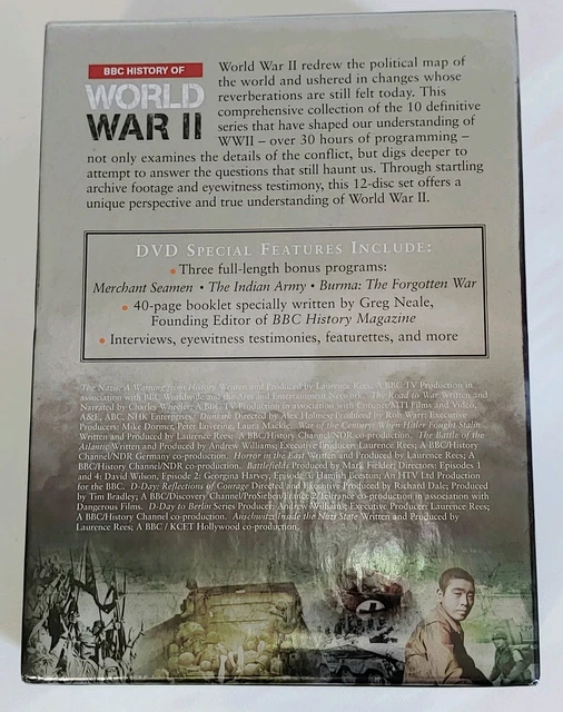 BBC HISTORY OF World War II _ DVD _ 12-Disc Box Set _ With Booklet ...