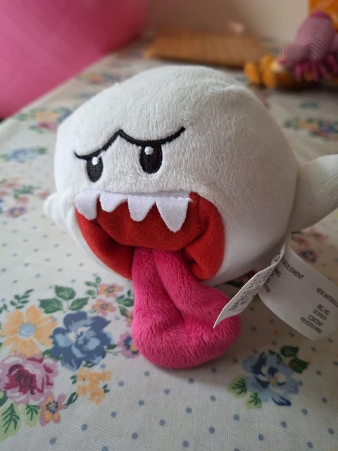 NINTENDO SUPER MARIO bros Boo ghost soft toy plush £5.13 - PicClick UK