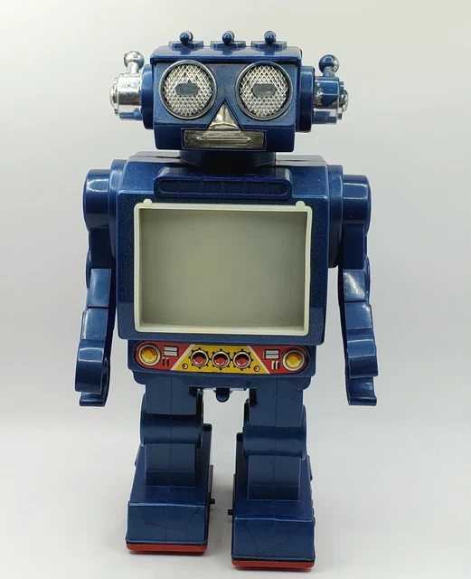 VINTAGE HORIKAWA TV Robot Toy Super Space Commander Plastic FOR PARTS ...