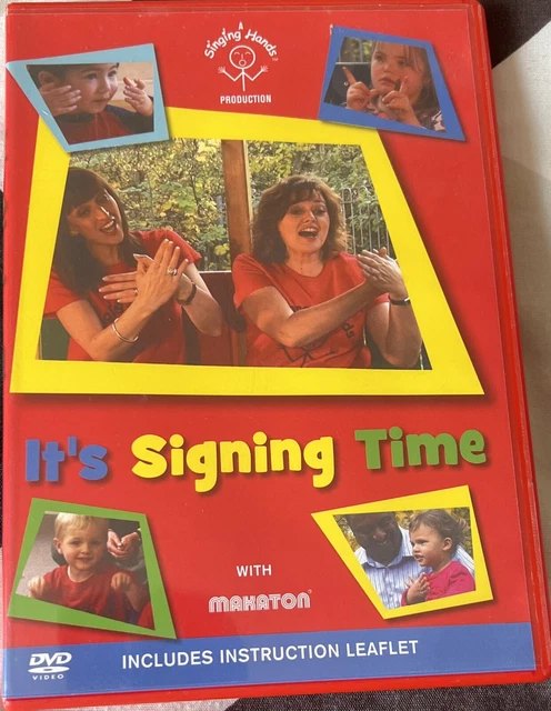 ITS SIGNING TIME Dvd Oop Rare Educational Sign Language Songs Makaton £ ...