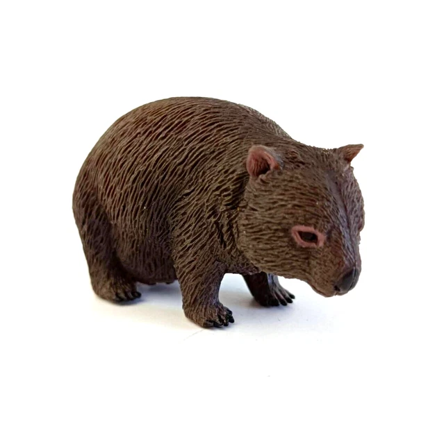 WOMBAT WITH BABY Joey CollectA Australian Wildlife Toy Model Figure ...
