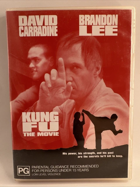 KUNG FU-THE MOVIE (DVD, 1986) Brandon Lee - Very Good Condition Region ...
