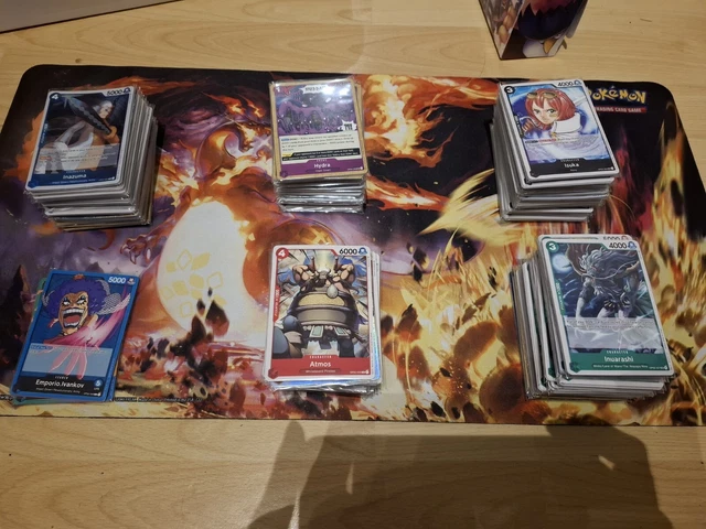 LOT DE CARTES Sr-r-uc-c one piece card game Op02 English EUR 60,00 ...