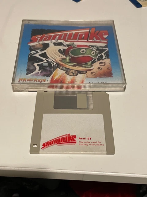 VINTAGE PC ATARI ST Game collectable boxed Starquake complete $89.99 ...