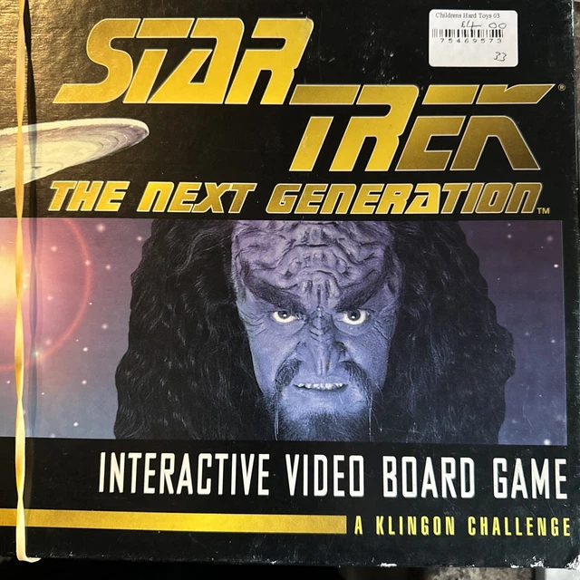 STAR TREK THE Next Generation Interactive VHS Video Board Game £10.00 ...
