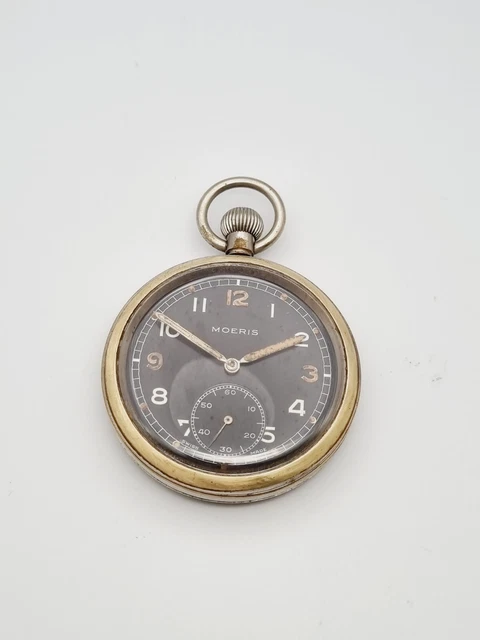 WW1 ERA MOERIS military arrow black dial pocket watch £85.00 - PicClick UK