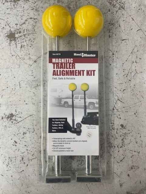 MAGNETIC TELESCOPING TRAILER HITCH ALIGNMENT KIT Boat Trailer Utility ...