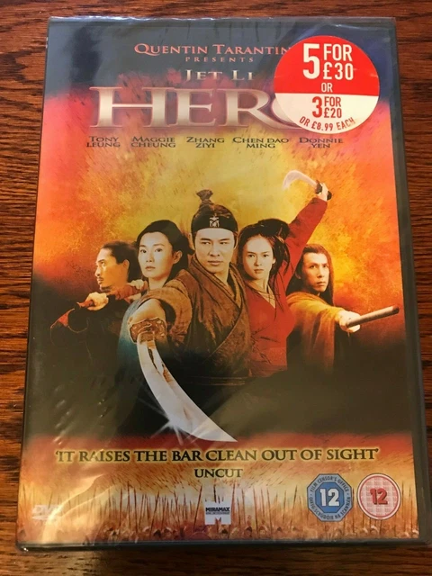 HERO (2002) DVD Jet Li-Ziyi Zhang-Maggie Cheung - Quentin Tarantino - Region 2 EUR 7,67 ...
