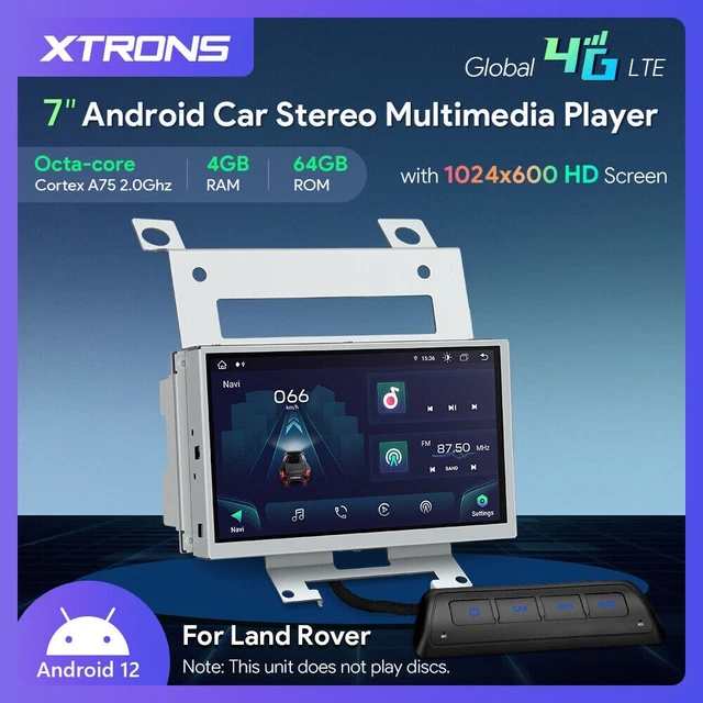 XTRONS IA72DLRLS AUTORADIO GPS Land Rover Freelander 2 Android 12 ...
