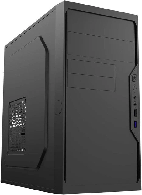 CIT WORK MID Tower Micro ATX PC Case - Black £30.82 - PicClick UK