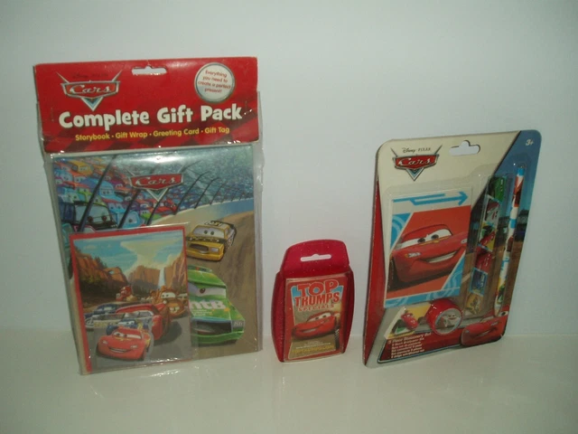 DISNEY PIXAR CARS Gift/Stationary Sets. New & The Wonder of Cars Top ...