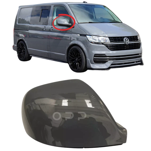 VW TRANSPORTER T6.1 Mirror Cover Painted Pure Grey H7J Right Side ...