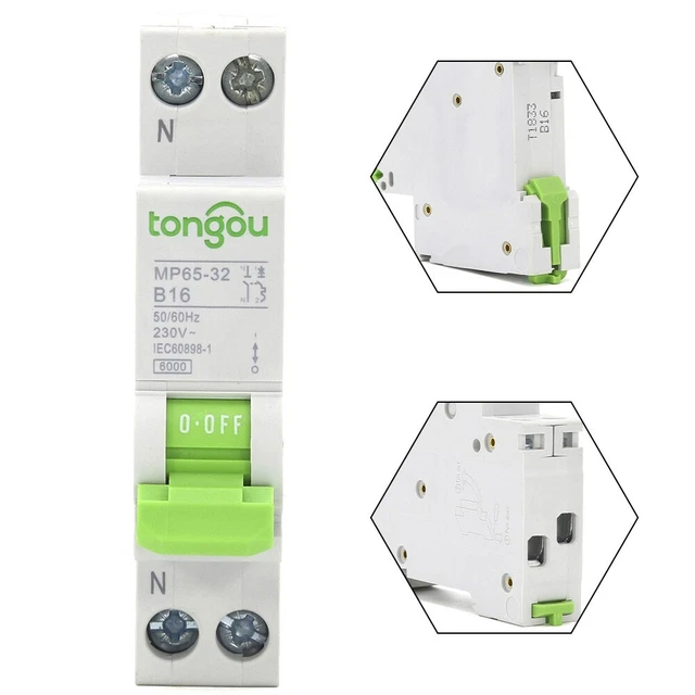 DPN 25A MCB 1P 110V 220V mini disjoncteur adapté à un usage domestique ...