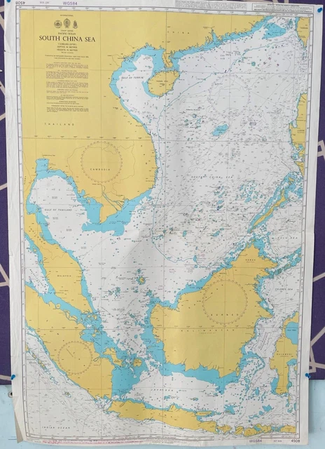 AMIRAUTÉ 4508 SUD Chine Mer Pacafic Océan Maritime Nautique Genius ...