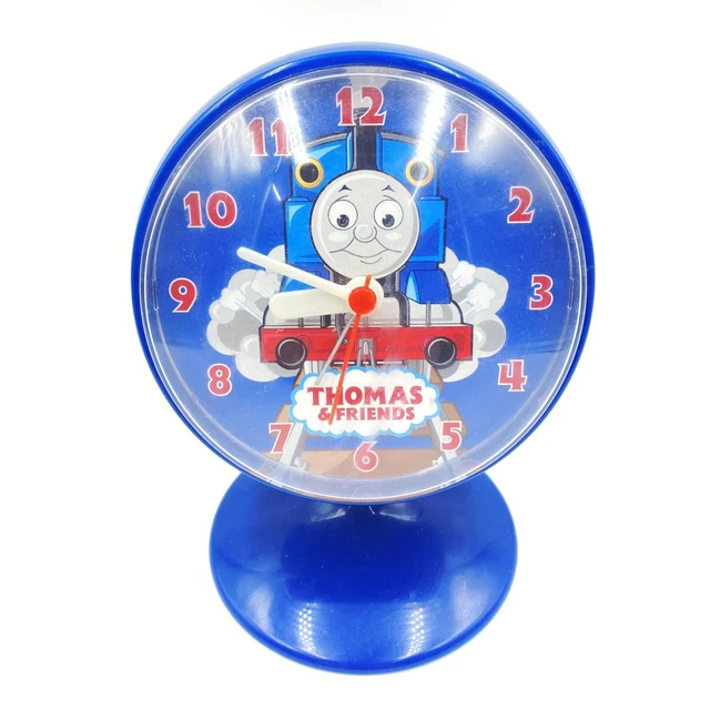 THOMAS THE TANK ENGINE ALARM CLOCK BEDSIDE BLUE & FRIENDS RARE 7” Wesco ...