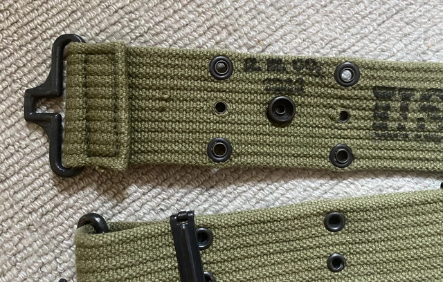 WW2 USMC MARINE US Belt Marked USMC 1944 dated Original (3) £104.67 ...