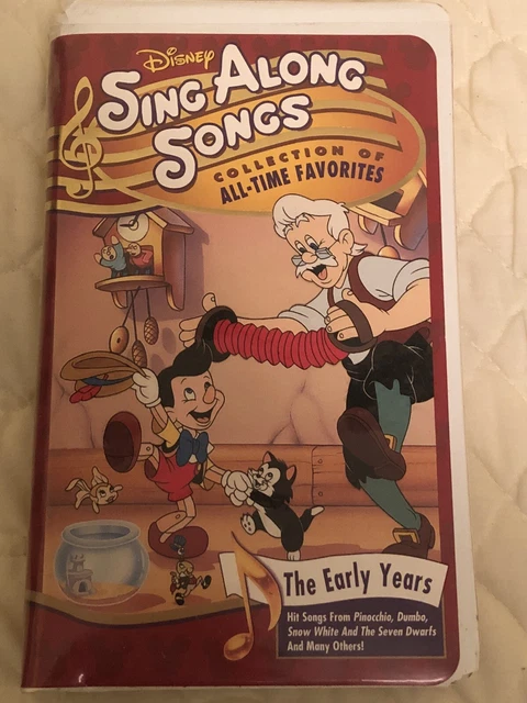 DISNEY S SING ALONG Songs The Early Years VHS 1997 Clam Shell 8 disney-s-sing-along-songs-the-early-years-vhs-1997-clam-shell-8