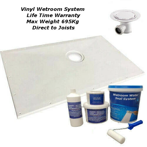 WET ROOM & Wetroom Kit for Vinyl Floor Coverings in Shower Rooms £183. ...