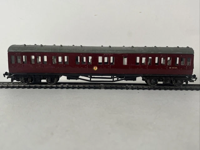 KIT BUILT OO Code 3 W43163 Br Suburban 2Nd Class Maroon Coach Model ...