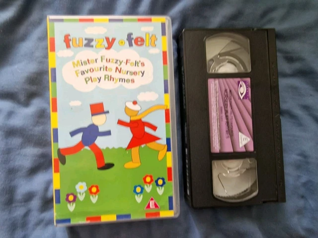 MR FUZZY Felt's Favourite Nursery Play Rhymes - kids - video tape VHS ...