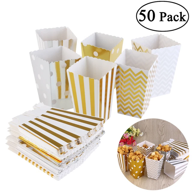 PARTY-SÜSSIGKEITEN-KARTONS POPCORN AUS Pappe Mini-Popcorn-Boxen ...