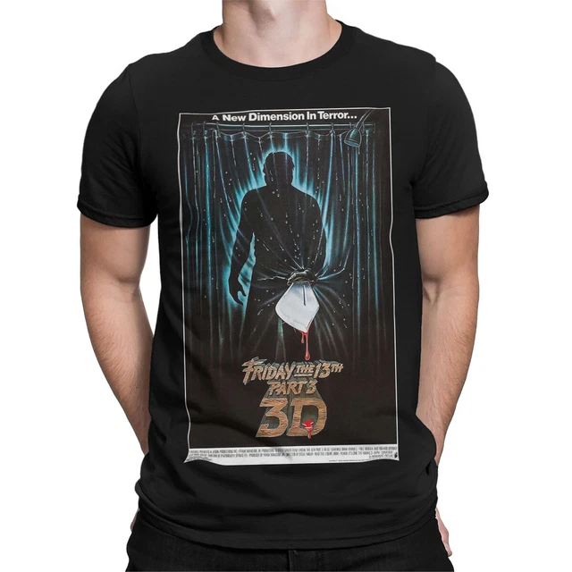 FRIDAY THE 13TH Part III Halloween Movie Poster T-Shirt Retro Classic # ...
