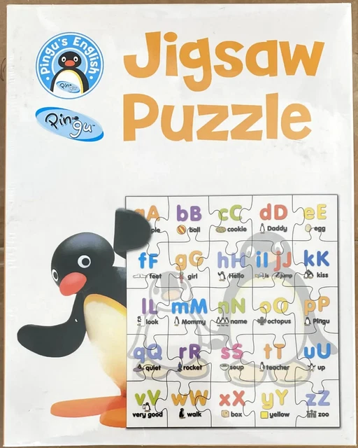 PINGU'S ENGLISH JIGSAW Puzzle learn english kids education kindergarten ...