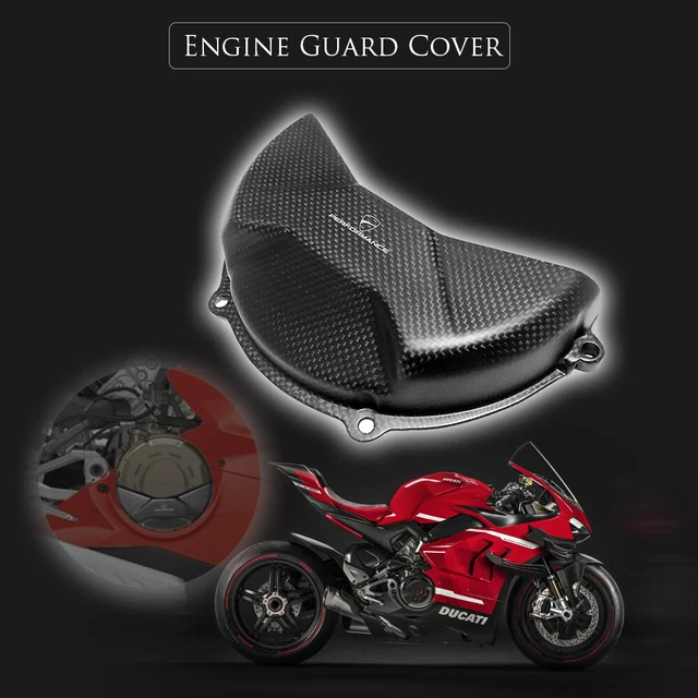 CARBON FIBER ENGINE Cover Guard Stator Protector for DUCATI Panigale ...
