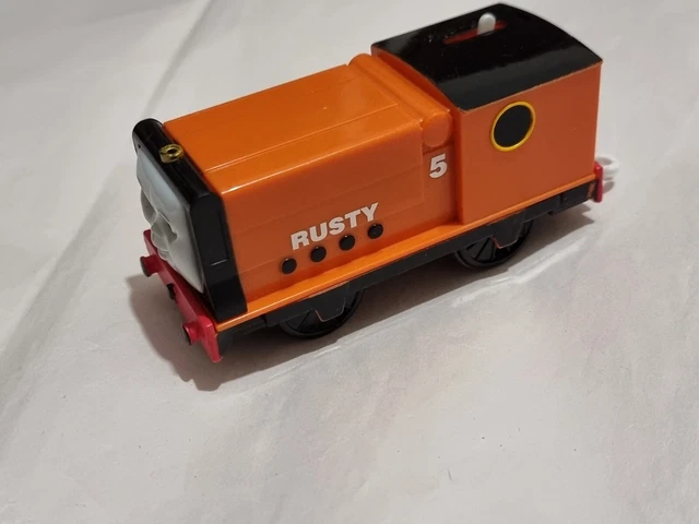 THOMAS THE TANK Engine & Friends Trackmaster MOTORIZED RUSTY TRAIN ...