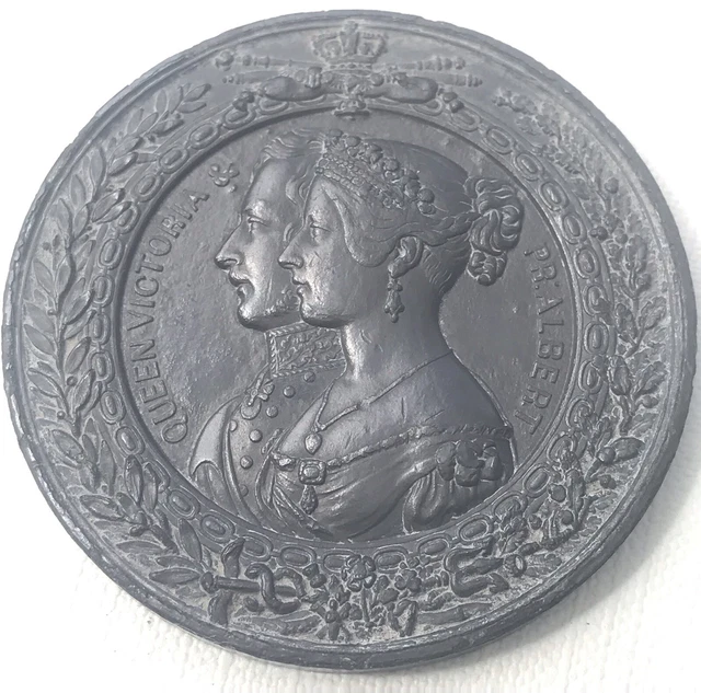 MÉDAILLE QUEEN VICTORIA Albert London 1851 Internationale Industrial ...