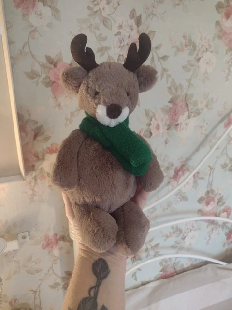 JELLYCAT, PINE REINDEER, Retired, Collectable, Vgc, See Pictures £22.00 ...