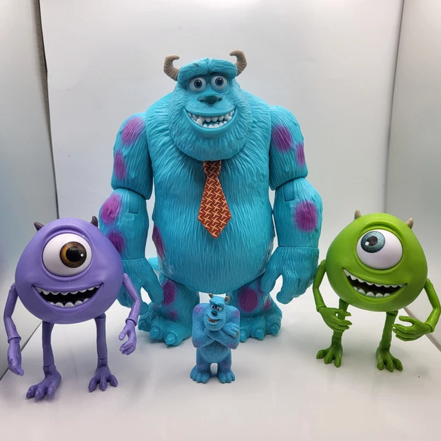 DISNEY MONSTERS INC Mike Wozowski Sulley & Gary Gibbs Figures Set £16. ...