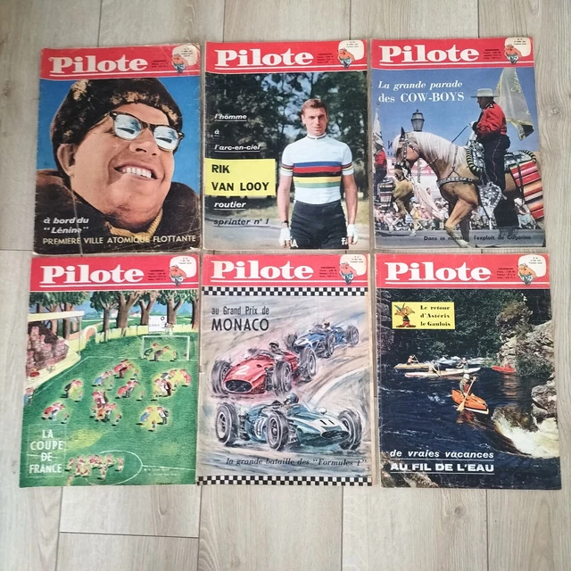 LOT DE 38 numéros du magazine Pilote. Année 1961. N° 77 à 114. EUR 42 ...