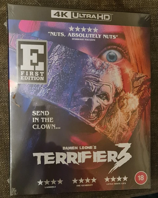 TERRIFIER 3 HMV 4K Ultra Hd Edition Boxset New Sealed £5.50 - PicClick UK