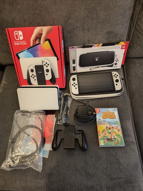 NINTENDO SWITCH OLED Model Handheld Console - 64GB - White Bundle £255. ...