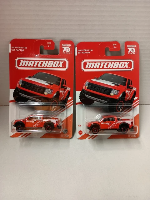 MATCHBOX TARGET RED Edition 2010 Ford F-150 SVT Raptor Lot Of 2 $15.00 ...