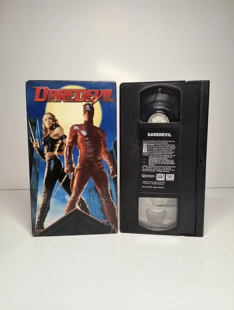 DAREDEVIL (VHS, 2003) Ben Affleck, Jennifer Garner Vintage Tested Good ...