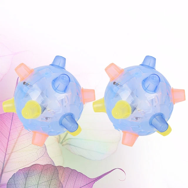 2PCS FLASHING LIGHT Up Music Bouncing Ball Hopping Ball Music Jumping ...