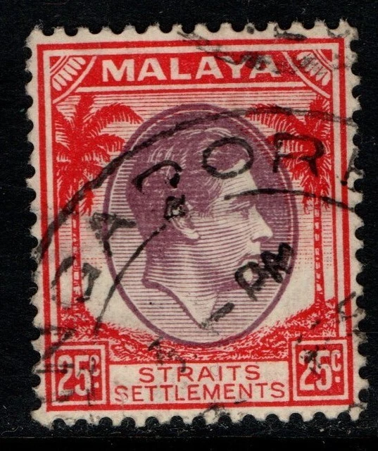 Malaya Straits Settlements 1937 1941 King George Vi 4c Sg280 Used