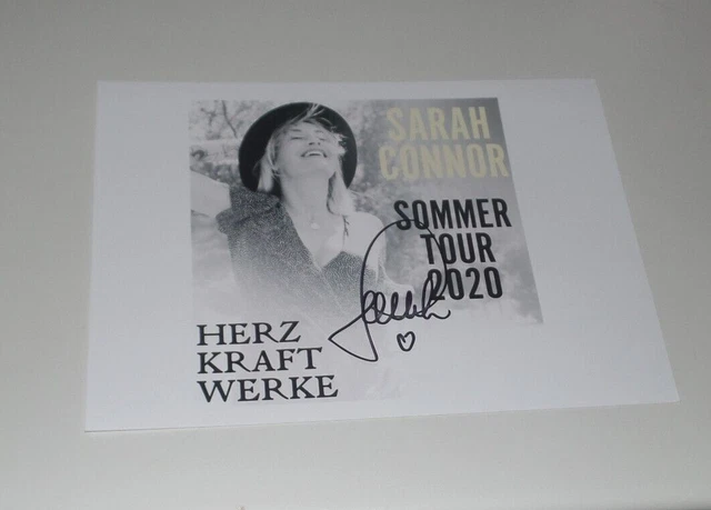 SARAH CONNOR, ORIGINAL signed Photo 20x28 cm !!! SONDERPREIS !!! (235 ...