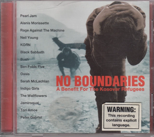 NO BOUNDARIES CD Pearl Jam, Neil Young, Black Sabbath, Tori Amos Korn ...