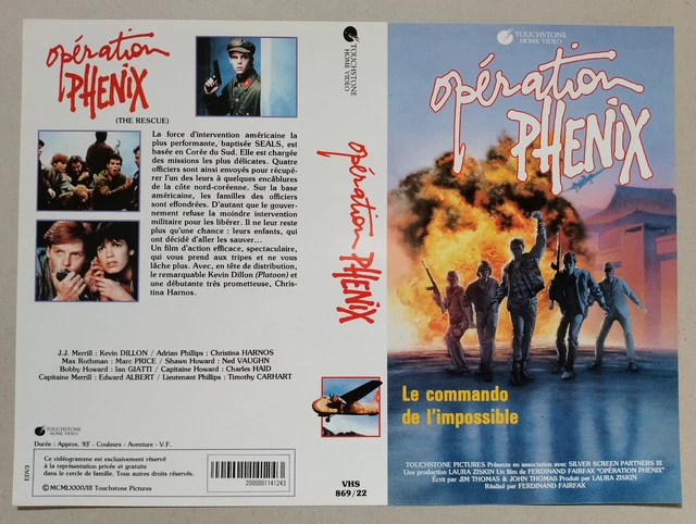 JAQUETTE VHS - Operation Phenix - Vhs Sleeve EUR 5,00 - PicClick FR