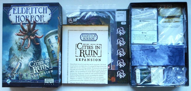 ELDRITCH HORROR CITIES in Ruin Expansion. Fantasy Flight Games. £14.28 ...